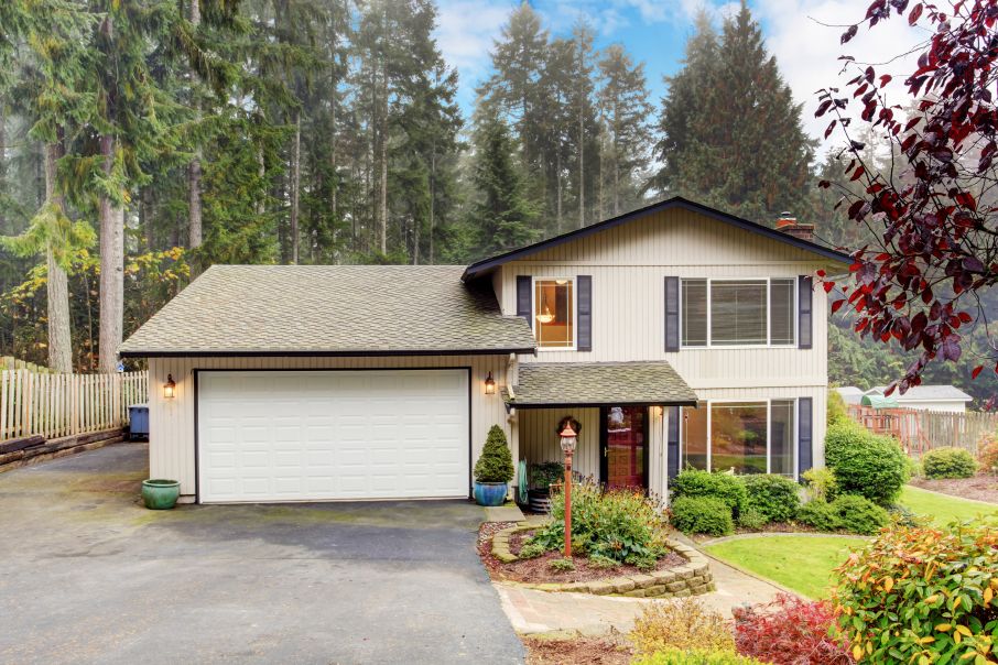 Beige Board and Batten Farmhouse House